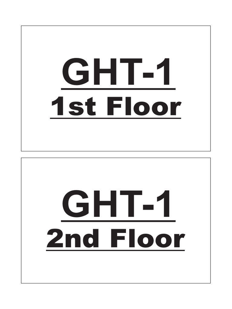 Floor Name | PDF