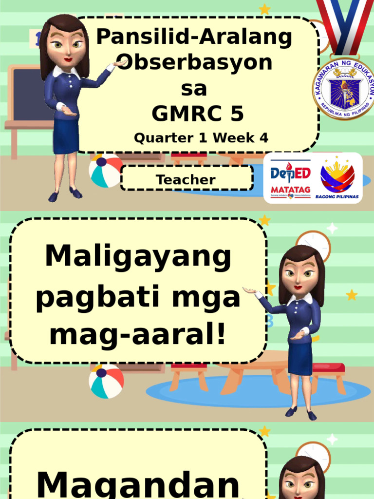 GMRC5 Sariling Pamamahala Sa Mga Patapong Gamit - Teknolohikal | PDF