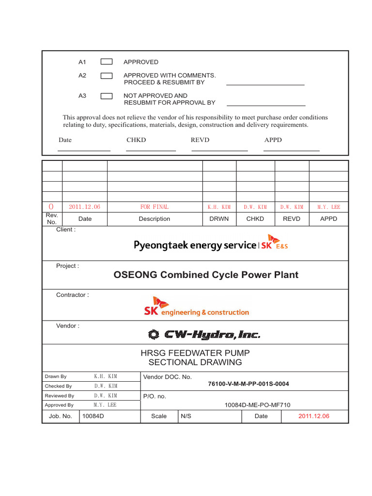 V M M PP 001s 0004 0 Sectional Drawing | PDF
