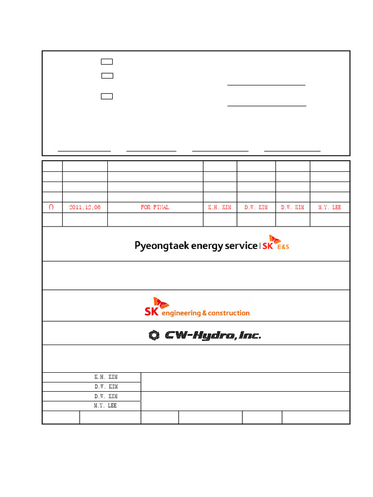 Induction Motor Data Sheet for Oseong CCPP | PDF | Electric Motor ...