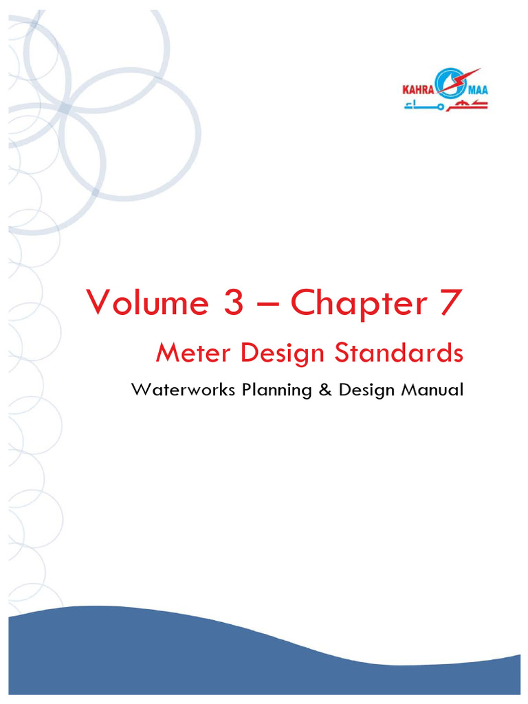 Chapter 7 Meter Design Standards | PDF | Flow Measurement | Mechanical ...
