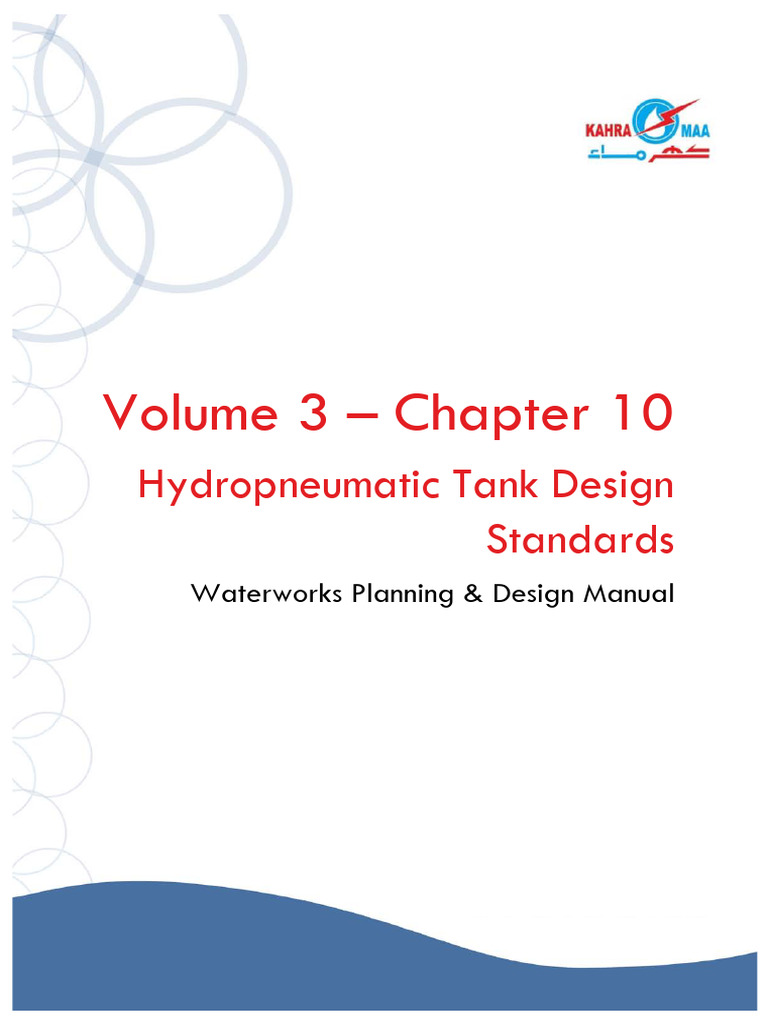 Hydropneumatic Tank Design Standards | PDF | Valve | Pump