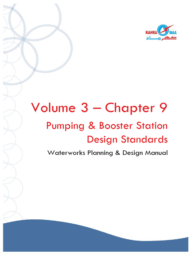 Chapter 9 Pumping & Booster Station Design Standards | PDF | Pump | Valve