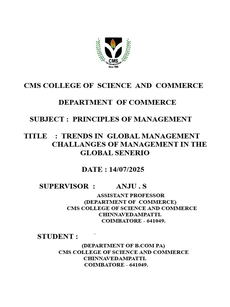 Divya Dharshini POM | PDF