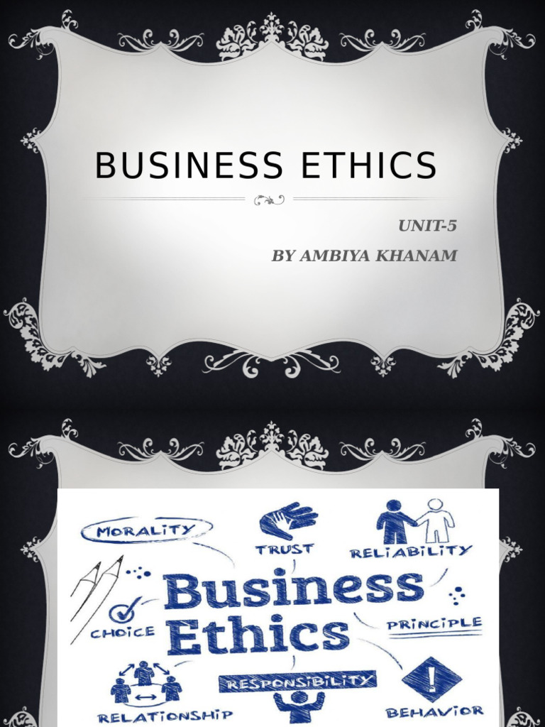 Unit-5 Business Ethics | PDF | Fair Trade | Economies