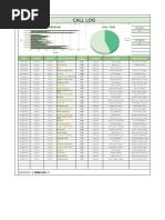 Employee Call Off Log Template | PDF