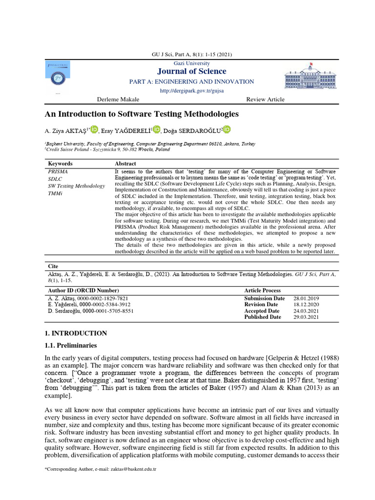 An Introduction To Software Testing Methodologies | PDF | Risk | Risk ...