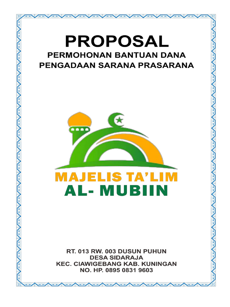 Proposal Mta Bupati 2023 Fiks | PDF