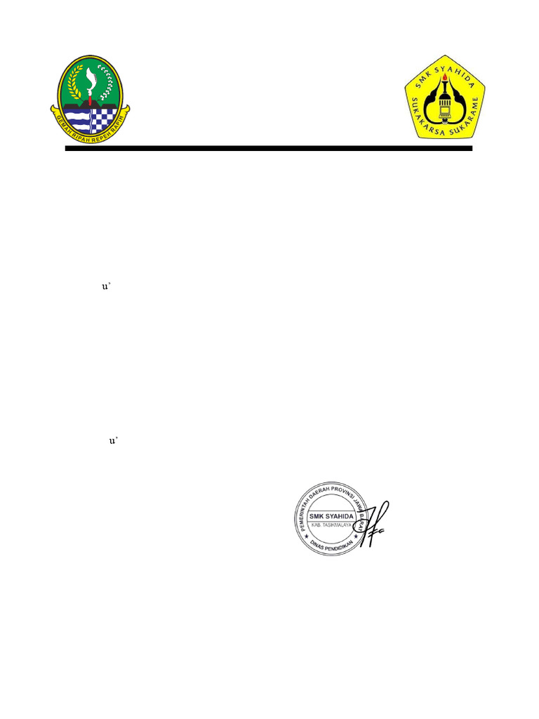 Undangan IHT SMK Syahida 29 Juli 2025 | PDF