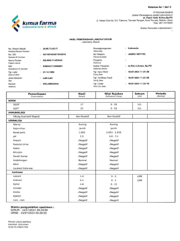 Hasil Mcu | PDF