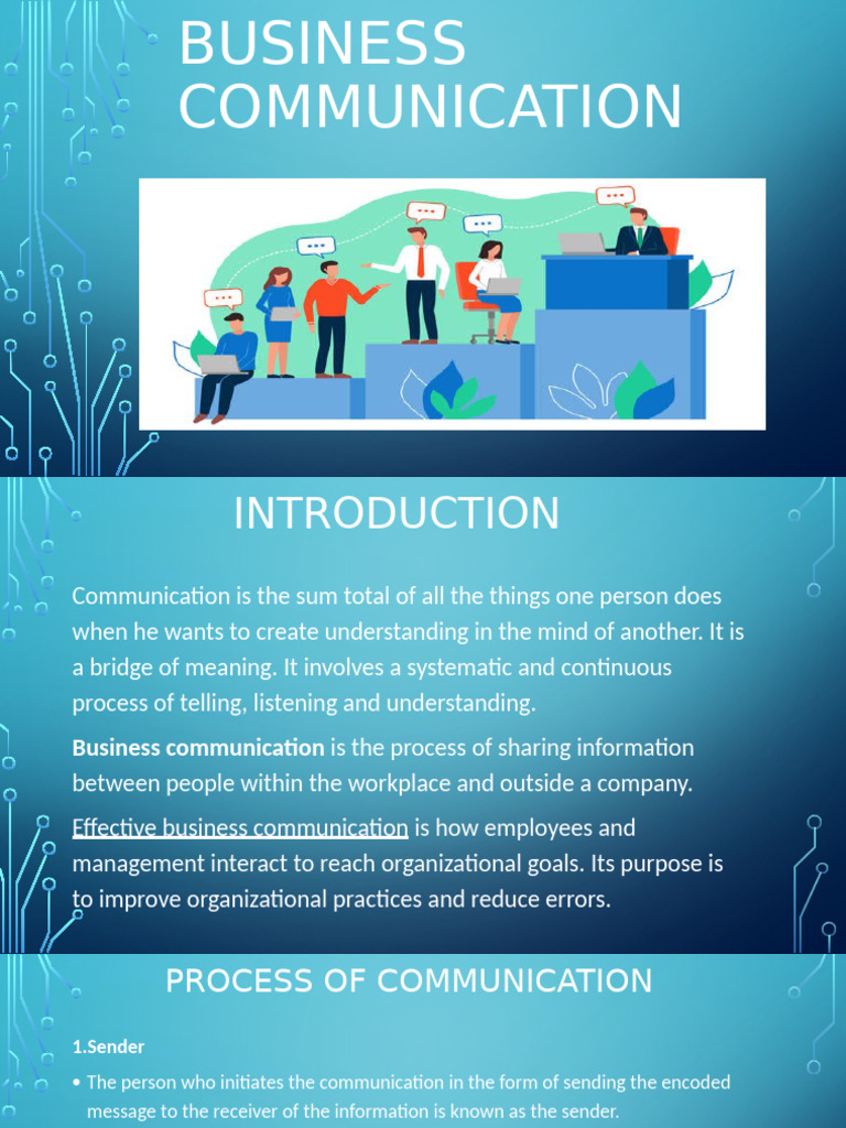 Business Communication Overview | PDF | Communication | Information