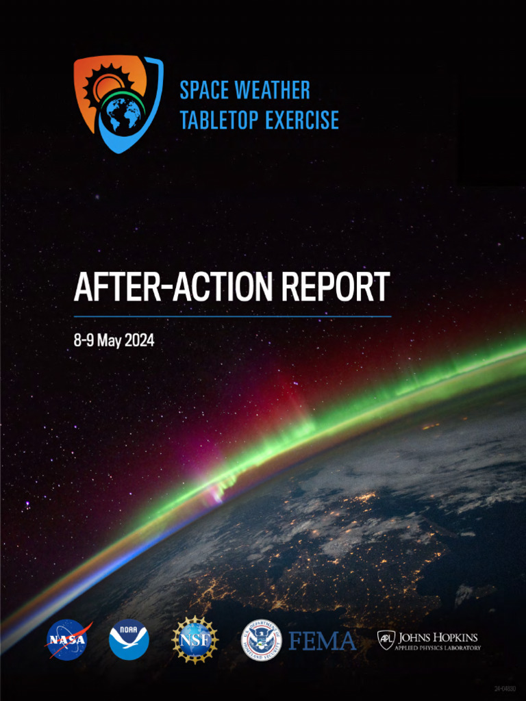 Space Weather Report by NOAA | PDF | Solar Flare | Space Weather