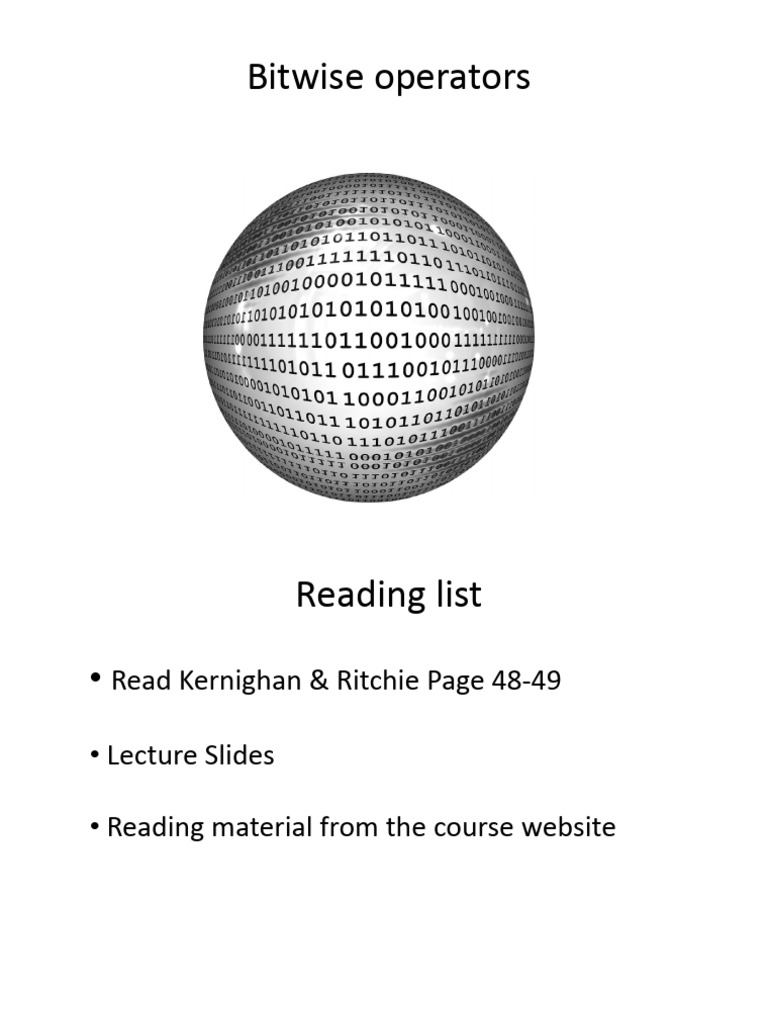 Bit Wise | PDF | Arithmetic | Computer Programming