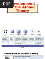 Timeline of Atomic Structure | PDF | Atoms | Electron