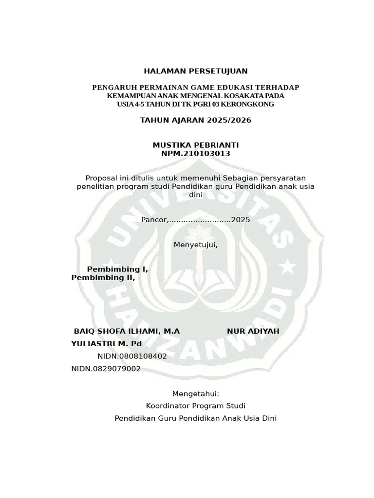 Surat Validator (Atika) | PDF