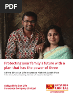 ABSLI Nishchit Aayush Plan Details | PDF | Insurance | Life Insurance