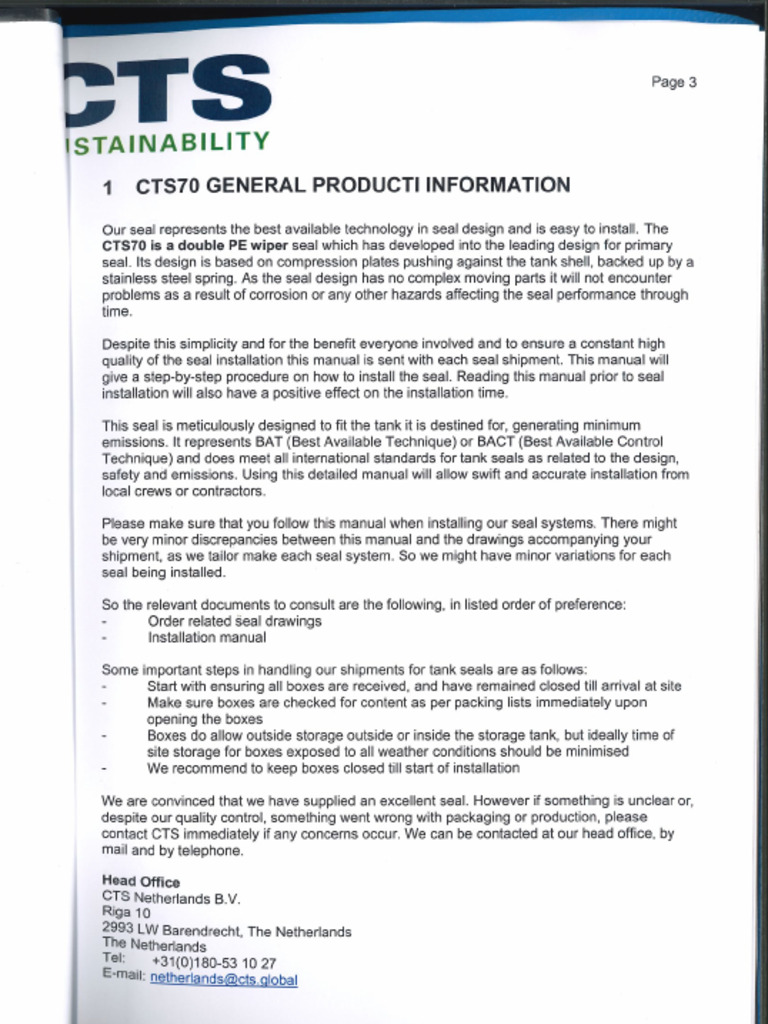 Upatstvo Montaza Zaptivni Elementi | PDF