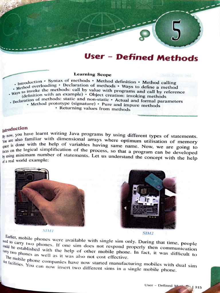 User Defined Methods | PDF