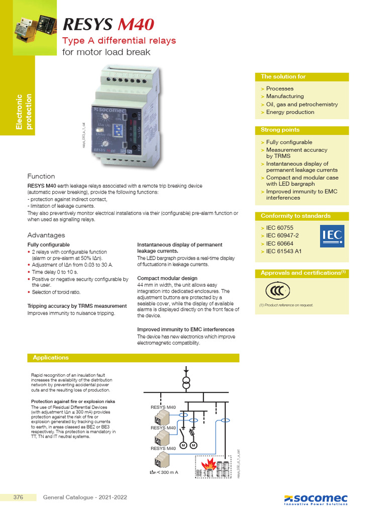 Resys m40 Catalogue Pages 2021 03 DCG en | PDF | Alternating Current | Relay