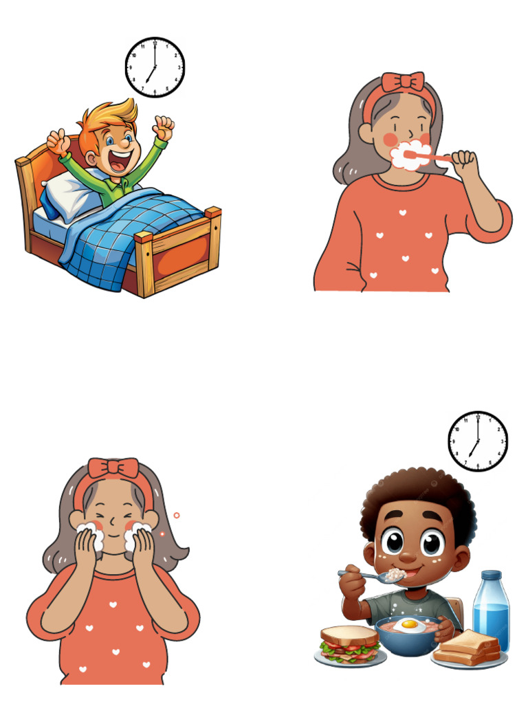 Daily Routines Cards | PDF