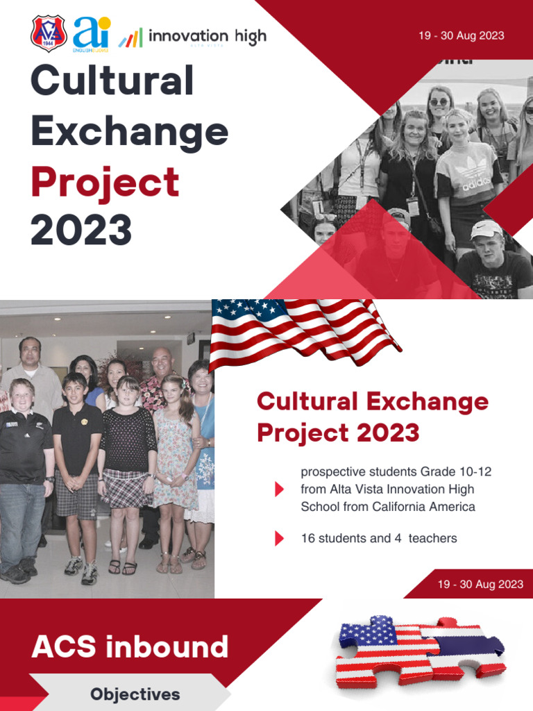 Culture Exchange Project 2023 | PDF