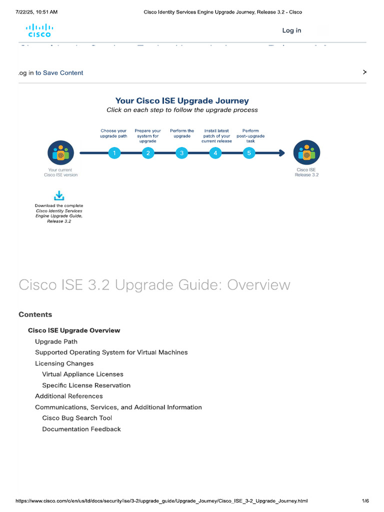 Cisco Ise Upgrade | PDF