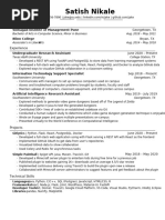 Jake's Resume - Overleaf, Online LaTeX Editor | PDF | Postgre Sql | Résumé