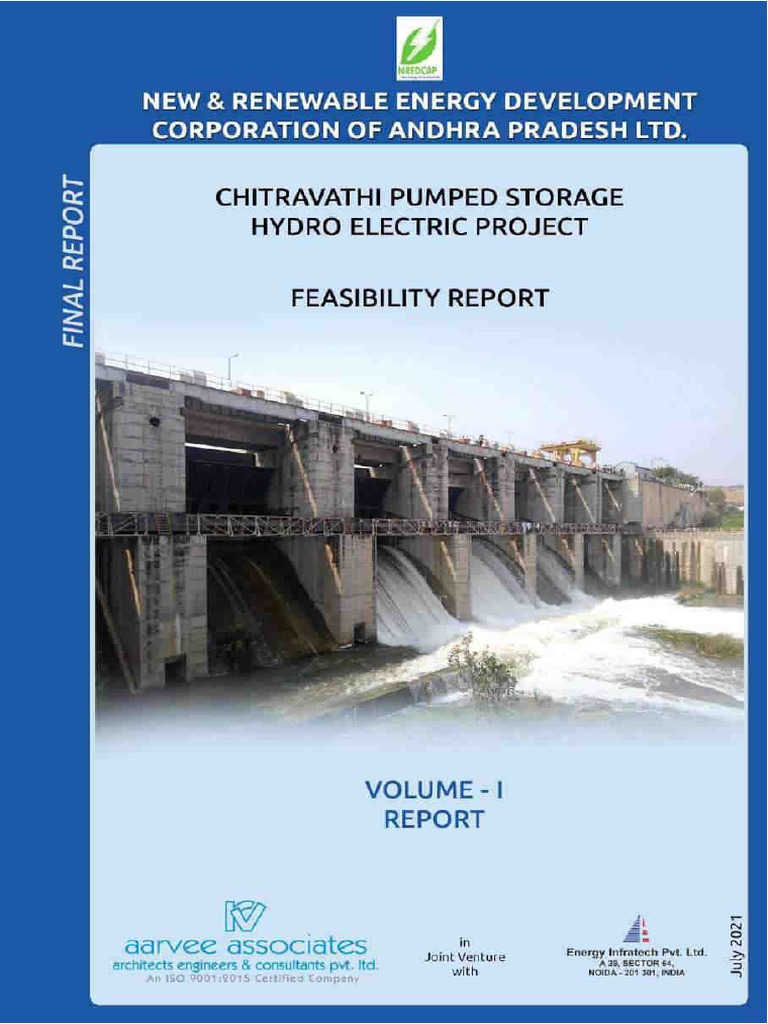Chitravathi Pumped Storage Feasibility Report | PDF | Reservoir | Power ...