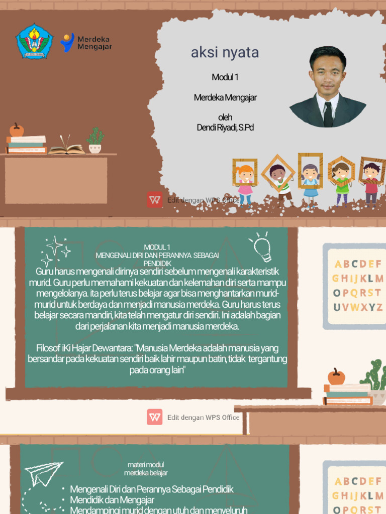 Aksi Nyata Modul 1 Merdeka Belajar | PDF
