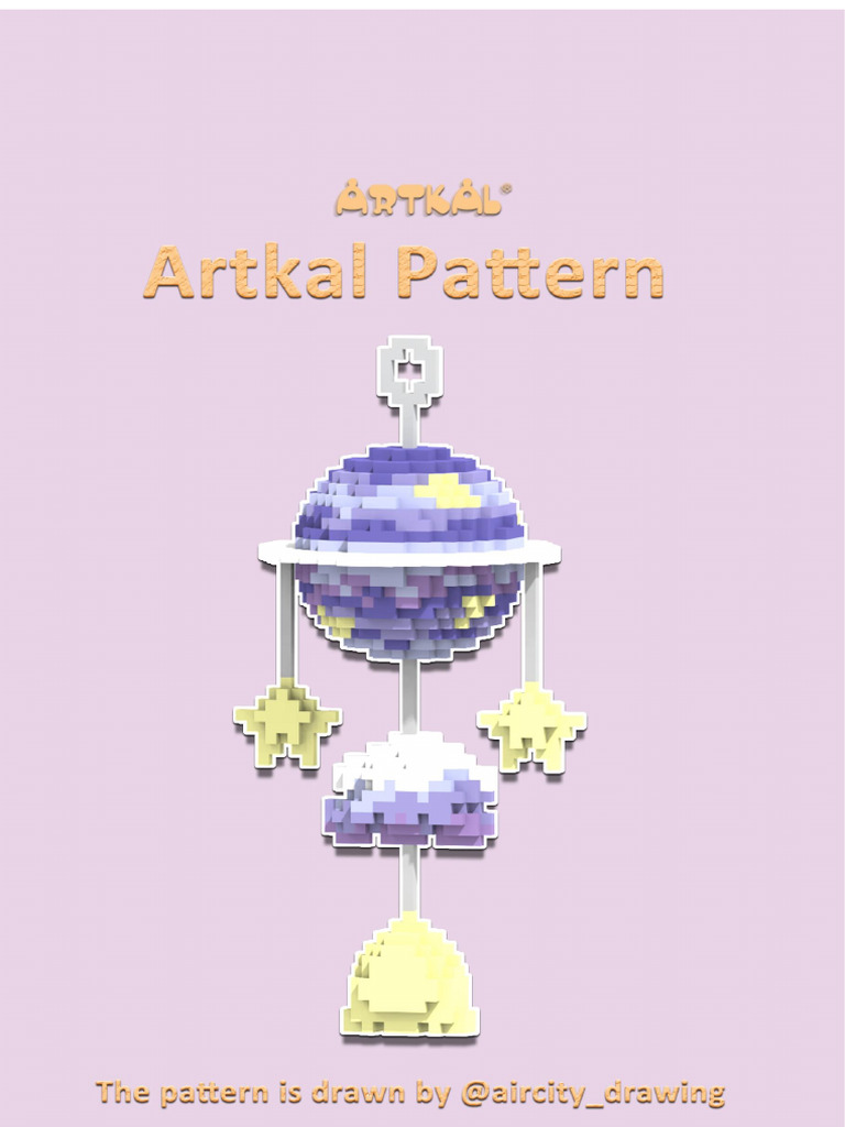 Artkal Fuse Beads Pattern - Star Pendant | PDF