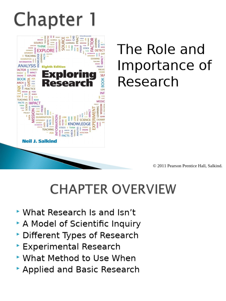 Salkind PPT ch01 8E | PDF | Hypothesis | Scientific Method