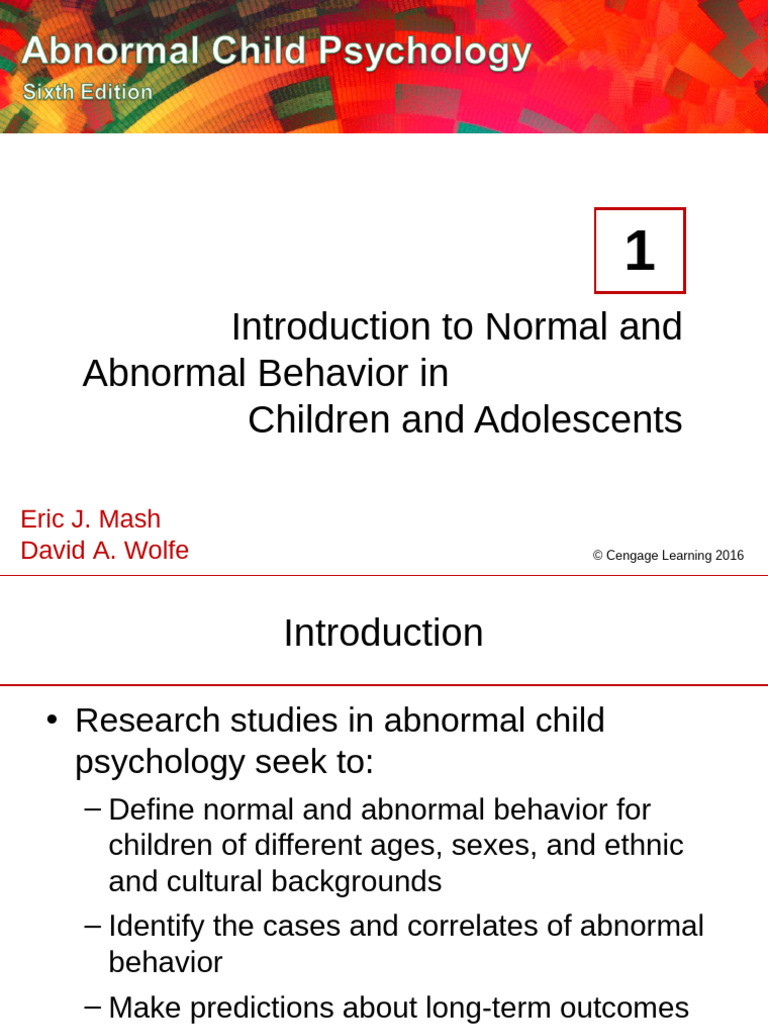 142 New PPT Chapter 1 2 | PDF | Mental Disorder | Child Abuse