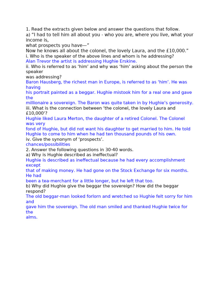 The Model Millionaire | PDF