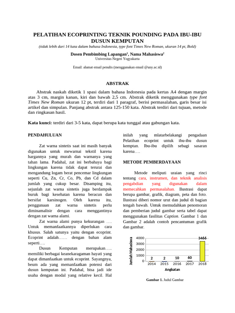 Template Artikel PPM | PDF