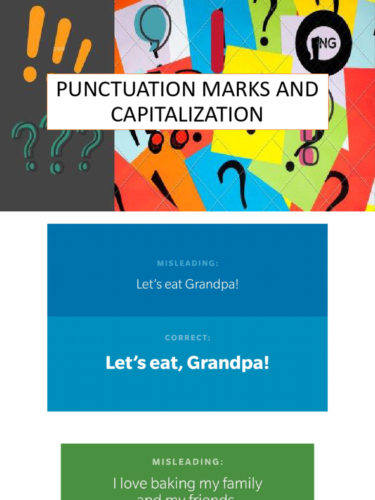 Punctuation and Capitalization Guide | PDF | Language Mechanics ...