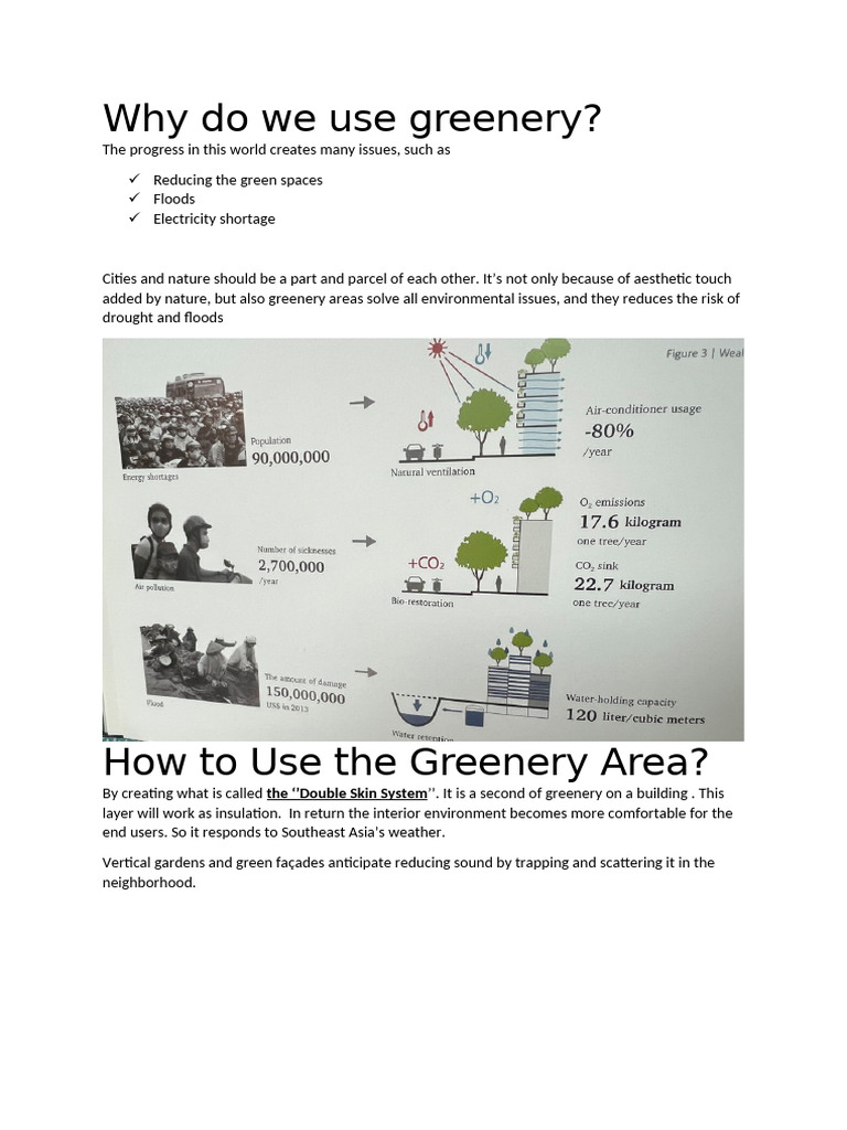 Benefits of Greenery in Urban Design | PDF