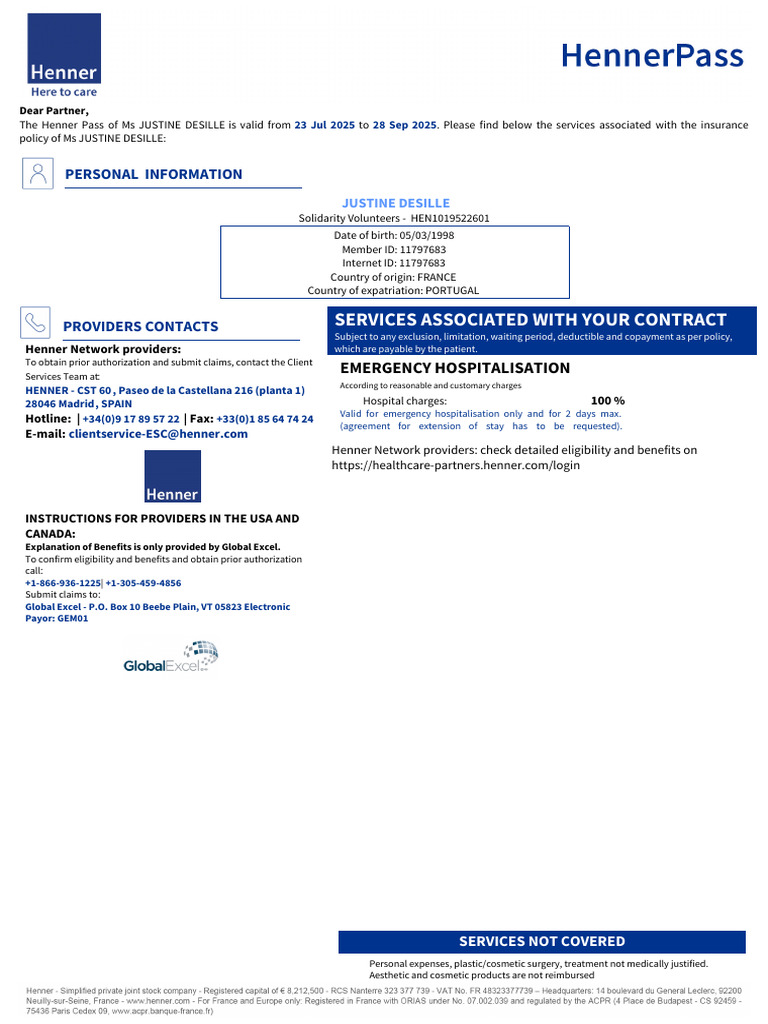 Henner Pass | PDF | Health Care | Social Programs