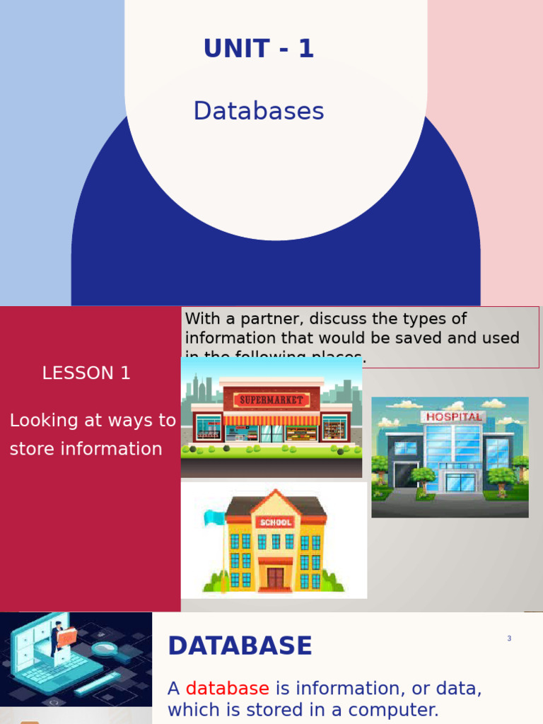 Year 6 Unit 1 Databases | PDF | Databases | Spreadsheet
