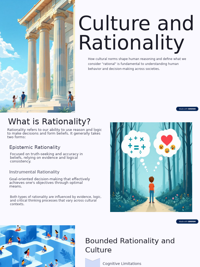 Lesson 2-Culture-and-Rationality | PDF | Rationality | Decision Making