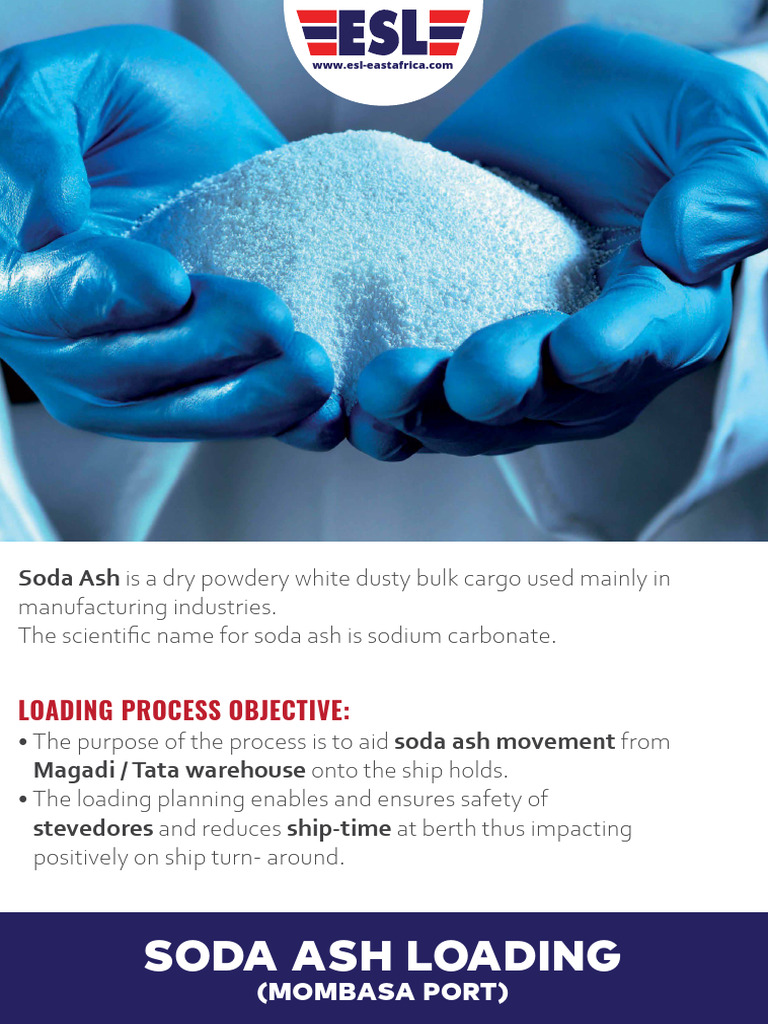 Mombasa Port Soda Ash Loading Guide | PDF | Cargo | Sodium Carbonate