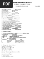 Class6 English Worksheet | PDF