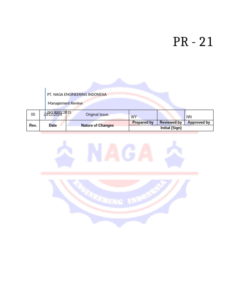 Management Review Procedure Overview | PDF | Quality Management | Business