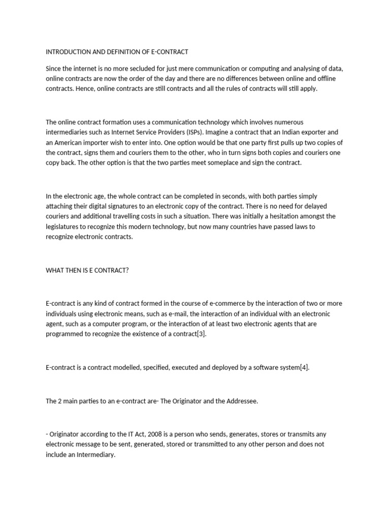 Contract Project Demo | PDF | Offer And Acceptance | Consideration