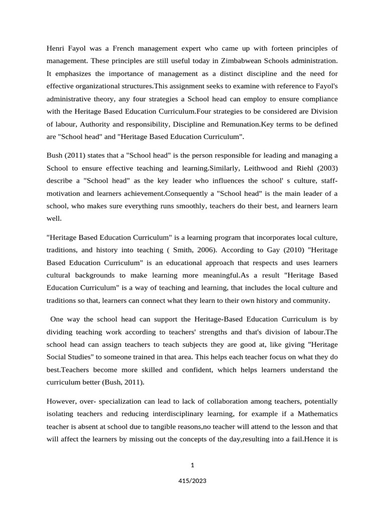 PSA Assignment Sethi Ngwenya | PDF | Teachers | Curriculum