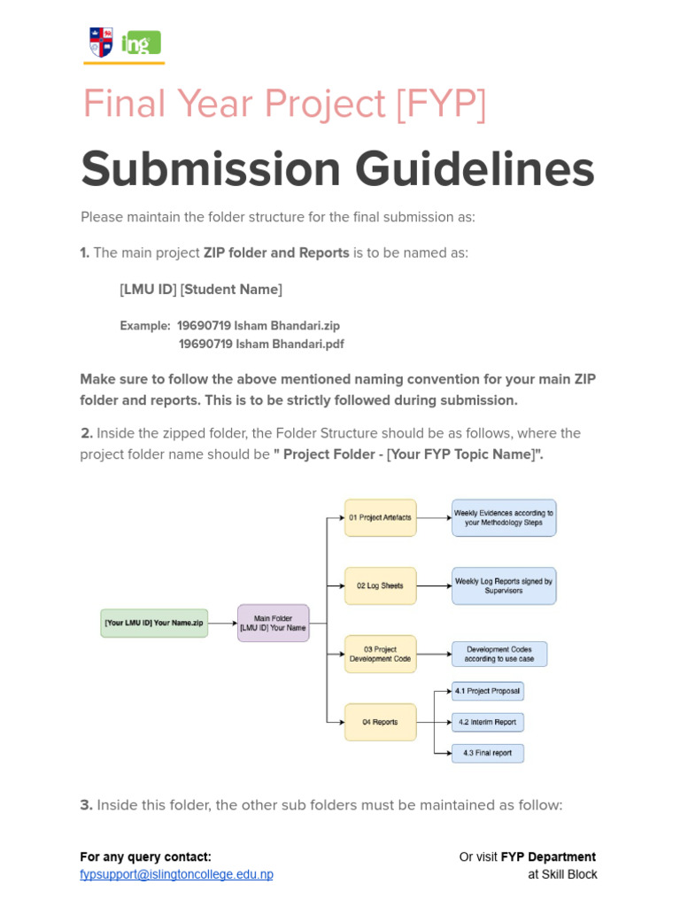 FYP Submission Guidelines 2025 | PDF | Zip (File Format) | Computer Data