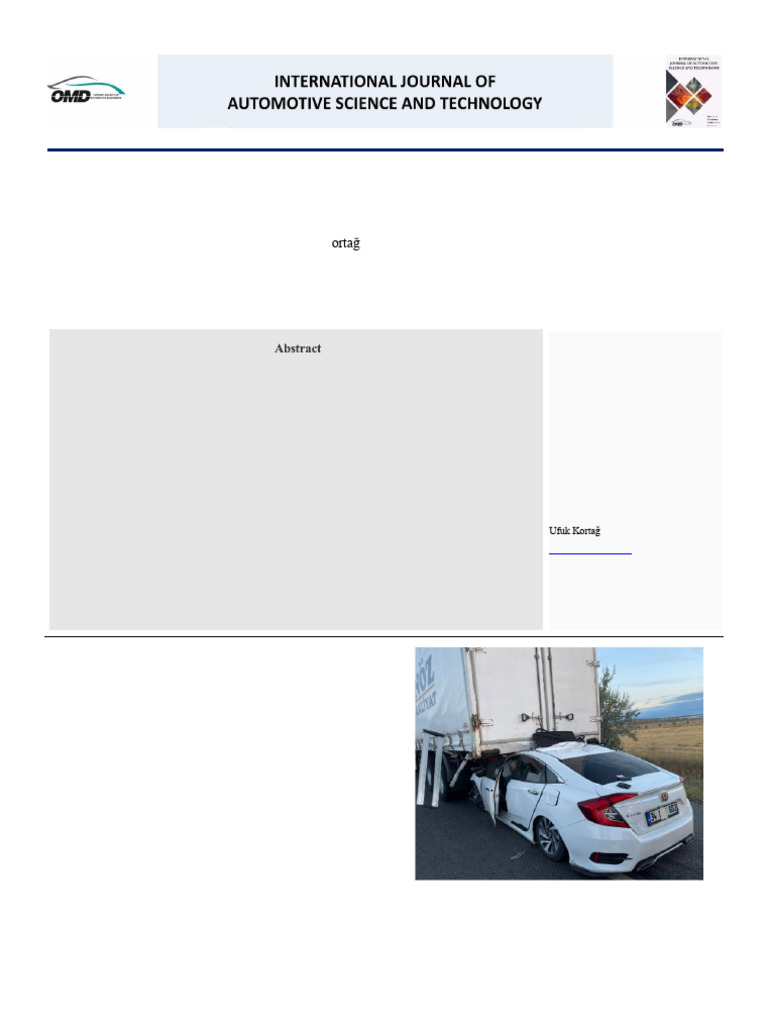 Design and Crashworthiness Analysis of Rear Underrun Protection Device1 ...