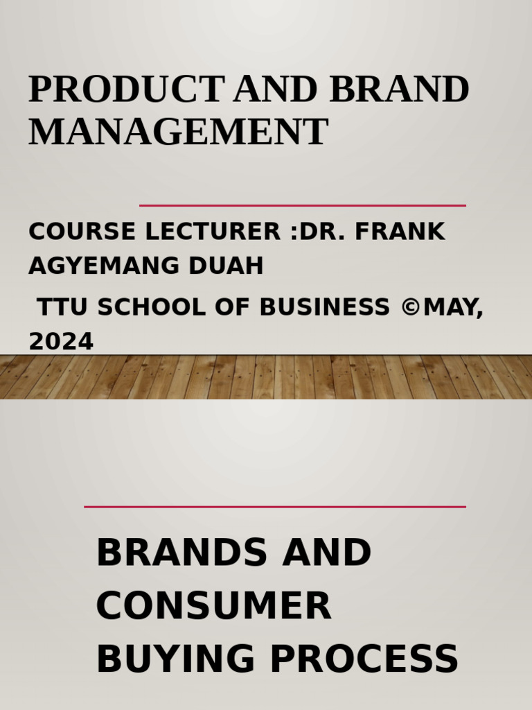 Product and Brand Management Note 4 | PDF | Brand | Human Communication