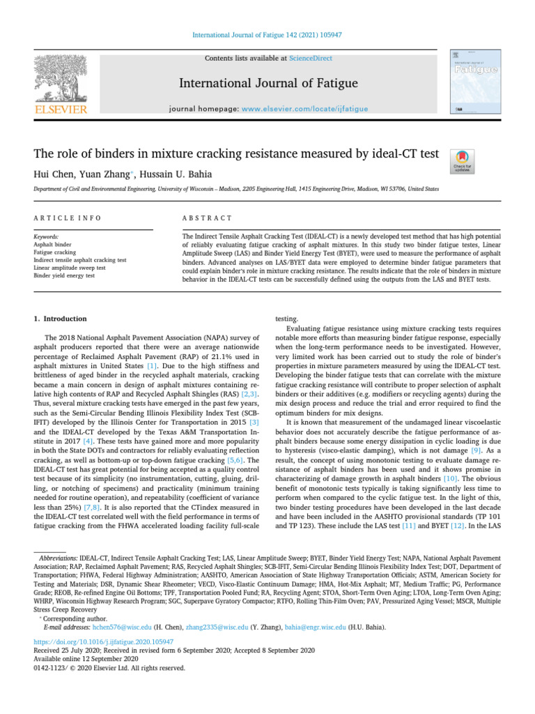 Bahia-2021-The Role of Binders in Mixture Cracking Resistance Measured ...