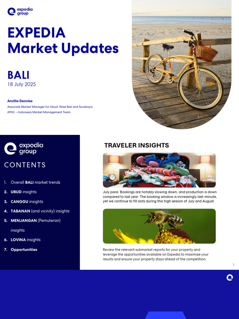 Bali Market Insights July 2025 | PDF | Marketing | Economies