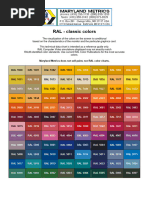 NRF Color Codes | PDF | Pastel | Grey